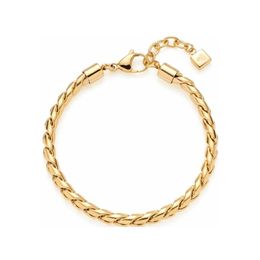 Leonardo Armband »Tracy, 023174, 023175« gelbgoldfarben 18,5 cm Bei diesem Armkettchen lautet das Credo: Je größer, breiter und massiver, desto besser