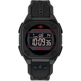 adidas originals Chronograph »CITY TECH FOUR« Quarzuhr, Armbanduhr, Herrenuhr, Damenuhr, Datum, Stoppfunktion, digital schwarz 0 Beeindruckender...