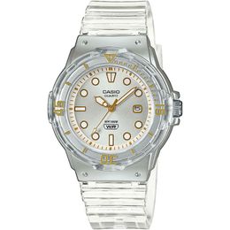 CASIO TIMELESS COLLECTION Quarzuhr Armbanduhr, Kinder, Jugendliche, bis 10 bar wasserdicht, Leuchtzeiger transparent 0 Coole Uhr für Kids & Teens