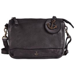 Harbour 2nd Umh&auml;ngetasche &raquo;Tiani&laquo; Schultertasche Handtasche Damen Tasche Damen mit Logoanh&auml;nger ash