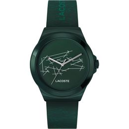 Lacoste Quarzuhr »NEOCROC« Armbanduhr, Herrenuhr, Silikonarmband, analog dunkelgrün 0 Trendige Herrenarmbanduhr