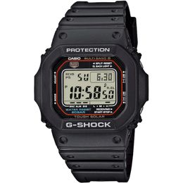 Casio G-Shock Herren Casio G-SHOCK Funkchronograph Solaruhr, Armbanduhr, Herrenuhr,digital,bis 20bar wasserd.Resinarmband schwarz