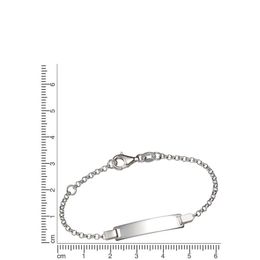 Firetti Armband »Schmuck Geschenk Silber 925 Armkette ID-Platte Erbskette« silberfarben 15 Wunderschönes Armband