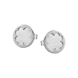 Firetti Paar Ohrstecker »Schmuck Geschenk Silber 925 Ohrschmuck satiniert glänzend« silberfarben 10,2 mm Bezaubernd schöne Ohrringe mit...