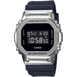 Casio G-Shock Herren Casio G-SHOCK Chronograph Quarzuhr, Armbanduhr, Herrenuhr, digital, automatischer Kalender silber