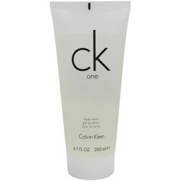 Calvin Klein Duschgel »cK one« mit frisch belebender Note weiß Unisex-Duschgel von Calvin Klein