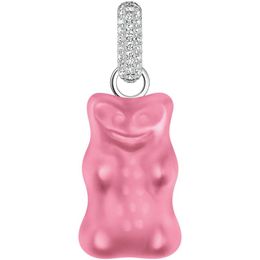 Thomas Sabo Kettenanhänger »x HARIBO Schmuck: Großer Anhänger Goldbär« () mit Kristallglas, Zirkonia (synth.) silberfarben-pink-kristallweiß +...