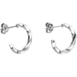 PURELEI Paar Creolen &raquo;Schmuck Geschenk Kelani Ohrringe&laquo; edelstahlfarben 15 mm Kleine, glanzvolle Akzente am Ohr sind diese zeitlos sch&ouml;nen Ohrringe
