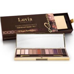 LUVIA COSMETICS Lidschatten-Palette »Forever Matt Shades Vol.1« Vegane Lidschatten-Palette matt Lidschatten-Palette mit 12 aufeinander abgestimmten...