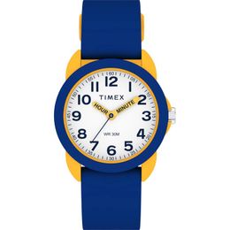 Timex Quarzuhr &raquo;TIME TEACHER&laquo; Armbanduhr, Kinderuhr, Lernuhr, Geburtstag, Schulanfang, Geschenkidee dunkelblau Angesagte Armbanduhr f&uuml;r Kinder