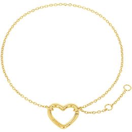 Amor Charm-Armband »Herz, 2038569« gelbgoldfarben 20 cm Geschmackvolles Armband von Amor für Frauen