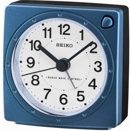 Seiko Funkwecker »QHR201L« Quarzwecker, Wecker, Beleuchtung, Reisewecker, Piepalarm, Schlafzimmer blau 0 Praktischer Funkwecker