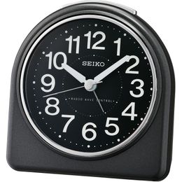 Seiko Funkwecker »QHR204K« Wecker, Reisewecker, Piepalarm, Schlafzimmer, Geschenkidee schwarz Formschöner Funkwecker