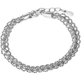 Firetti Armband »Schmuck Geschenk Silber 925 Armschmuck Armkette« silberfarben 19,5 cm Auffallend schönes Armband in mehrreihig angeordnetem Design