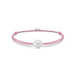 Thomas Sabo Armband »LS098-401-9-L20V« silberfarben 20 Feines, handgeknüpftes und farbiges Textilarmband mit Anhänger
