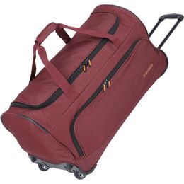 Travelite Reisetasche &raquo;Basics Fresh, 71 cm, schwarz&laquo; Duffle Bag Reisegep&auml;ck Reisebag mit Rollen Bordeaux