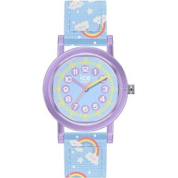 Ice Watch ICE-WATCH Quarzuhr &raquo;ICE learning - Girl - Extra Small - 3H&laquo; Armbanduhr, Kinder, Lernuhr, M&auml;dchen, Schulanfang, Geschenkidee, Regenbogen hellblau...