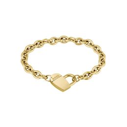 BOSS Armband »Schmuck Edelstahl Armschmuck Ankerkette DINYA« gelbgoldfarben 18 cm BOSS Schmuck - Damenarmschmuck
