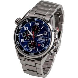 Carl von Zeyten Automatikuhr &raquo;No.47&laquo; Armbanduhr, Herrenuhr, Datum, Made in Germany, Mechanische Uhr edelstahlfarben Sportive Herrenautomatikuhr