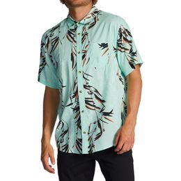 Billabong Kurzarmhemd &raquo;Sundays&laquo; Mint XS - US-Gr&ouml;&szlig;en US-Gr&ouml;&szlig;en XS Stoff: Mischgewebe aus Baumwolle und Viskose