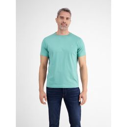 Lerros Rundhalsshirt mit Logo Stickerei FJORD BLUE XXL XXL T-Shirt von Lerros