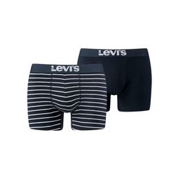 Levi's LEVI'S Boxershorts Packung, 2er-Pack, mit breitem Logobund navy L L Herrenunterhose von Levi's