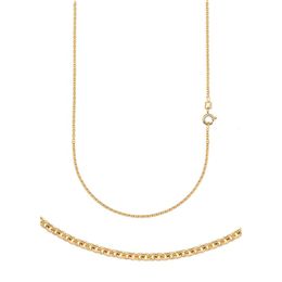 Firetti Collierkettchen »Schmuck Geschenk Gold 333 oder 585 Halskette Ankerkette rund« Made in Germany gelbgoldfarben 38 Diese Basic Kette...