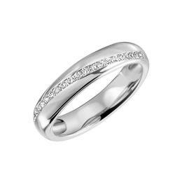 Firetti Fingerring »Schmuck Geschenk Silber 925 Silberring glitzernd« mit Zirkonia (synth.) silberfarben-kristallweiß 58 Zeitlos schöner Damenring