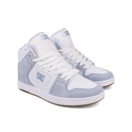 Sneaker DC Shoes "Manteca 4 Hi", Herren, Gr. 7,5(40), wei&szlig; (grau, wei&szlig;), Obermaterial:51.34% Leder, 48.66% Synthetikmaterial;, Schuhe Sneaker