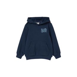 Sweatshirt s.Oliver JUNIOR, Jungen, Gr. 104/110, navy, Obermaterial: 90% Baumwolle, 10% Polyester, Sweatshirts