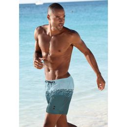 O`Neill O'NEILL Badehose »CALI STRIPE 16'' SWIMSHORTS« blue upside L - N-Gr N-Gr L Badehose von O'Neill