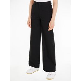 Tommy Jeans Cargohose &raquo;TJW CLAIRE HR WIDE CARGO PANT&laquo; mit Logopatch Black 32 - L&auml;nge 32 L&auml;nge 32 32 Cargohose von Tommy Jeans