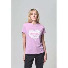 Bench. Damen Rundhalsshirt &raquo;MIAO&laquo; lila 36