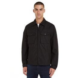 Calvin Klein Kurzjacke &raquo;LIGHT SHIRT JACKET&laquo; schwarz M M Kurzjacke von Calvin Klein