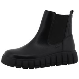 Tom Tailor Chelseaboots Keilstiefelette, Plateauboots mit Reißverschluss schwarz 40 40 Boots mit wasserabweisender TEX-Ausstattung