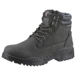 Dockers by Gerli Herren Dockers by Gerli Schn&uuml;rboots Winterboots, Workerboots mit Profilsohle grau 45