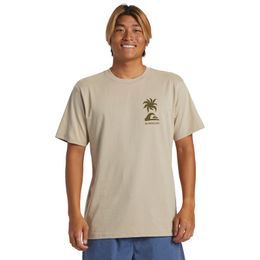 Quiksilver T-Shirt »Tropical Breeze« Plaza Taupe XS XS Stoff: Baumwollstoff [200 g/m2]