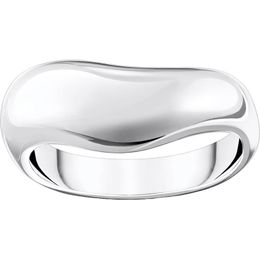 Thomas Sabo Fingerring »mit geschwungener Form, Bold Elegance« silberfarben 58 Ring mit geschwungener Form