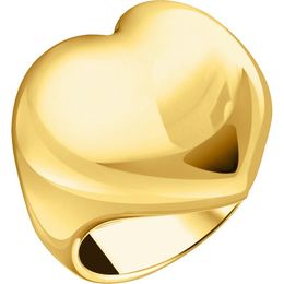 Thomas Sabo Fingerring »in Herzform, Bold Elegance, TR2471-001-21-54-62, -413-39-54-62« gelbgoldfarben 62 Ring in Herzform