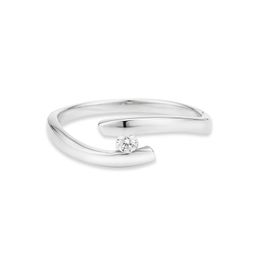 Bruno Banani Fingerring »Schmuck Geschenk Silber 925 Damenring« mit Zirkonia (synth.) silberfarben-kristallweiß 56 Damenring im stilvoll und...