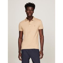 Tommy Hilfiger Poloshirt »PRETWIST MOULINE SLIM FIT POLO« mit melierter Optik Dark Dune / White M M Poloshirt von Tommy Hilfiger Menswear