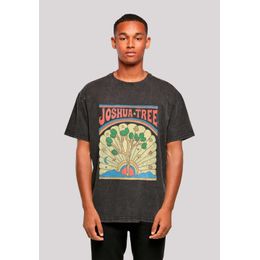 T-Shirt F4NT4STIC "US National Parks Joshua Tree", Herren, Gr. 4XL, schwarz, Obermaterial: 100% Baumwolle, oversize, Rundhals, ohne Bündchen, Shirts, Premium Qualität