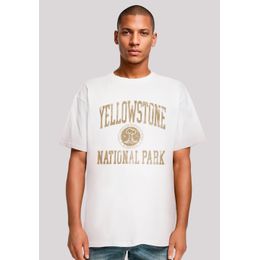 F4NT4STIC Herren T-Shirt "US National Parks Yellowstone Wyoming"wei&szlig;, Gr. XXL, Obermaterial: 100% Baumwolle, Shirts, Premium Qualit&auml;t