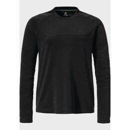 Sch&ouml;ffel Funktionsshirt SCH&Ouml;FFEL "Hiking CIRC Longsleeve Style Smue WMS", Damen, Gr. 38, schwarz (9990, schwarz), Oberstoff: 100% Polyester, Rundhals, Shirts Funktionsshirt