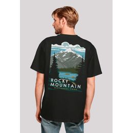 F4NT4STIC Herren T-Shirt "US National Parks Rocky Mountain National Park"schwarz, Gr. XS, Obermaterial: 100% Baumwolle, Shirts, Premium Qualit&auml;t