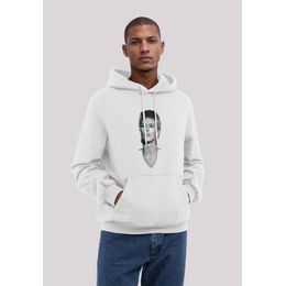 Kapuzenpullover F4NT4STIC "TV Times Pop Star David Bowie Portrait 1977", Herren, Gr. XS, wei&szlig; (off, wei&szlig;), Obermaterial: 80% Baumwolle, 20% Polyester, relaxed fit, Pullover Kapuzenpullover, Premium Qualit&auml;t