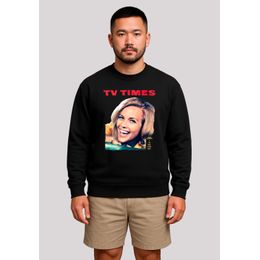 Sweatshirt F4NT4STIC "TV Times Honor Blackman 1964 Cover", Herren, Gr. S, schwarz, Obermaterial: 80% Baumwolle, 20% Polyester, regular fit, Rundhals, ohne Bündchen, Sweatshirts, Premium Qualität