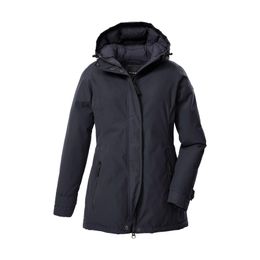 G.I.G.A. by Killtec Funktionsjacke "GW 23 WMN JCKT", Damen, Gr. 46, blau (navy), Obermaterial: 88% Polyester, 12% Baumwolle;Futter: 100% Polyester;F&uuml;llung: 100% Polyester, G.I.G.A. DX BY KILLTEC, Jacken Funktionsjacke, Wasserdichte, atmungsaktive Damenjacke mit verstellbarer Kapuze, Topseller