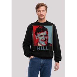 Sweatshirt F4NT4STIC "TV Times Jimmy Hill Sports Presenter", Herren, Gr. S, schwarz, Obermaterial: 80% Baumwolle, 20% Polyester, regular fit, Rundhals, ohne Bündchen, Sweatshirts, Premium Qualität