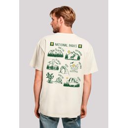 F4NT4STIC Herren T-Shirt "US National Parks Montage"sand, Gr. XXL, Obermaterial: 100% Baumwolle, Shirts, Premium Qualit&auml;t